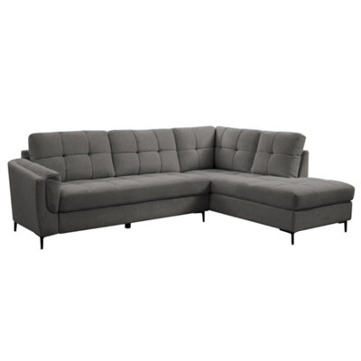 Rose Right-Hand Facing Corner Sofa, Beige Linen