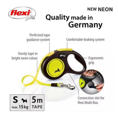 Rosewood Flexi New Neon Tape Med 5M Black