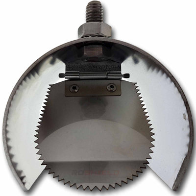 Roshield Stainless Rat Flap Drain Guard 110mm