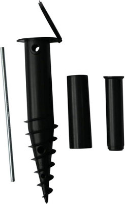 Rotary Airer Ground Plastic Screw Spike