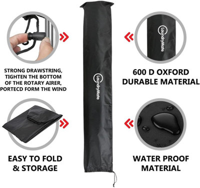 Rotary Airer Washing Line Cover Weather Resistant Clothes Airer ...