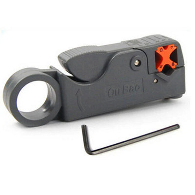 Rotary Coax Cable Stripper and Cutter Adjustable Double Blade Tool for ...