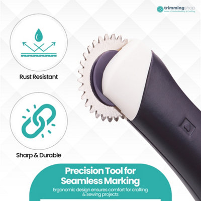 Rotary Cutter with Plastic Handle, Tracing Wheel Sewing Tools for ...