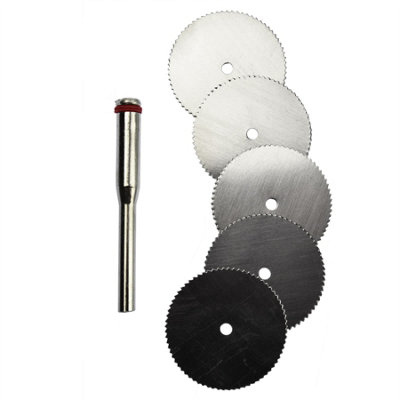 Rotary Mini HSS Saw Blade Cutting Circular Discs Set 22mm 3.17mm ...