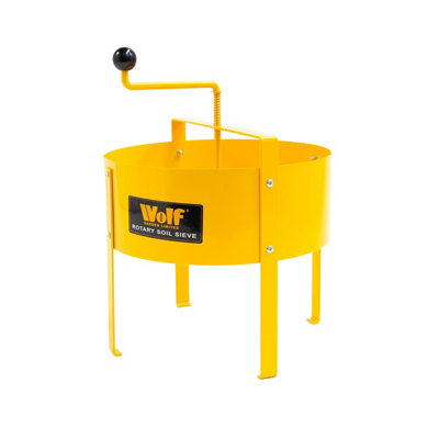 Rotary Soil Sieve Manual Compost Soil Riddle Screener Heavy Duty Sifter ...