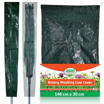Shop Rotary Washing Line Cover 148cm x 30cm, Universal Rotary Clothes ...