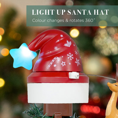Rotating Light Up Christmas Tree Topper