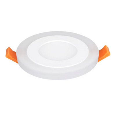 Rother LED 18W & 6W Blue Double Colour Round Recessed Panel Light lf68