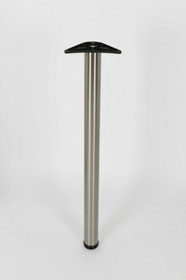 Rothley Baroque Brushed Table Worktop Leg 1100 x 60mm