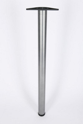 Rothley Baroque Pewter Table & Worktop Leg 870 x 60mm