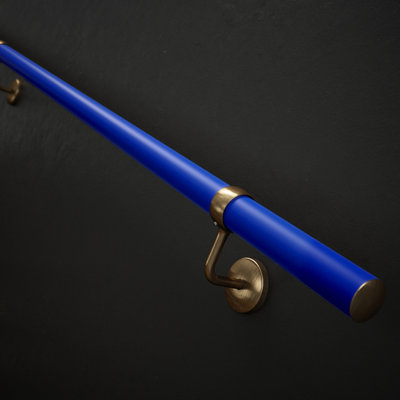 Rothley Deep Blue 1.2 Metre Bannister Staircase Handrail Tube (Diam) 40mm