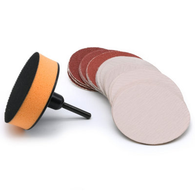 Rotur 75mm Assorted velcro abrasive pack/pad | DIY at B&Q