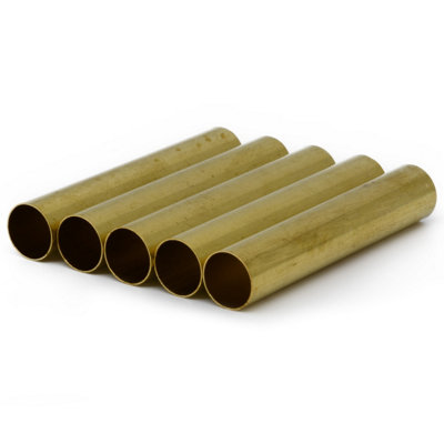 Rotur Bolt Action Brass Tubes 5 pack at B&Q