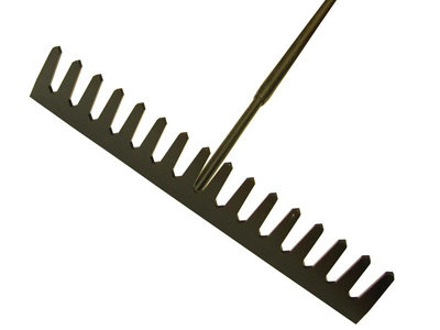 Roughneck 16-Inch Asphalt Rake with Durable Steel Handle for Optimal ...