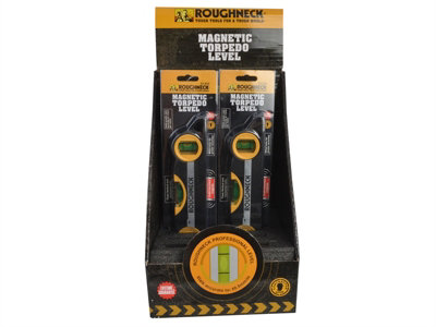Roughneck 225mm Magnetic Boat Level with Triple Vials