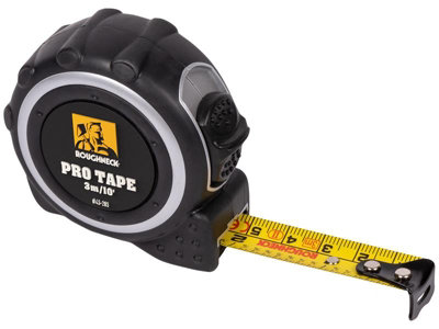Roughneck E-Z Read Tape Measure 3M/10Ft - Durable & Easy to Read