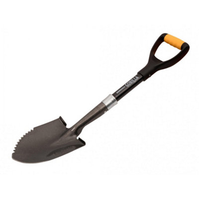Roughneck Gorilla Sharp-edge Round Micro Shovel Multi Colour (690mm (27in))