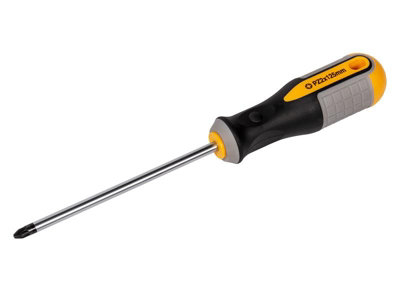 Roughneck PZ2 Pozidriv Screwdriver 125mm with Magnetic Tip and Soft ...