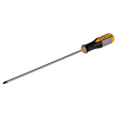 ROUGHNECK SCREWDRIVER POZIDRIV TIP PZ2 X 250MM LONG REACH MULTI COLOUR ...