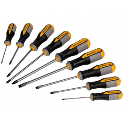 Roughneck Screwdriver Set, 9 Piece Multi Colour (One Size)