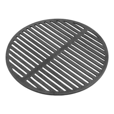 Round 29.5cm Cast Iron BBQ Meat Cooking Grid Barbecue Grill Grate Mesh Net