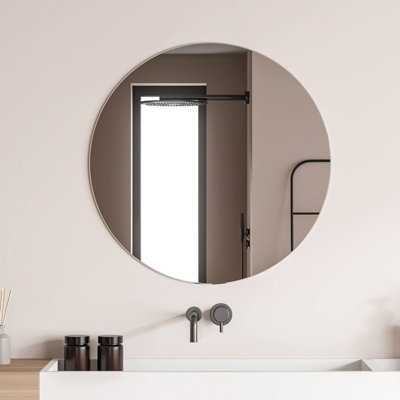 ROUND 700, ROUND FRAMELESS WALL MIRROR, DIAMETER 70 CM
