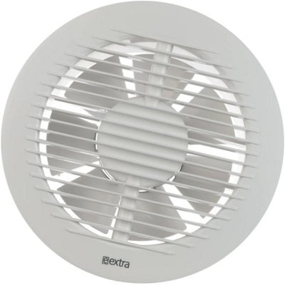 Shop Round Bathroom Extractor Fan 150mm / 6" with Timer Sensor