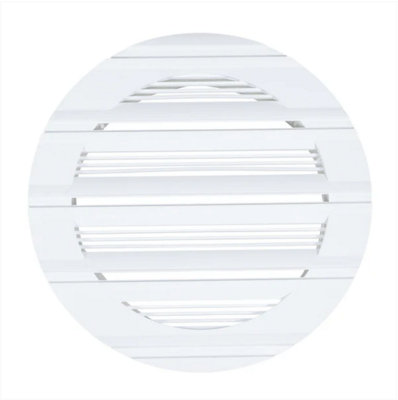 Round Bella 150mm Louvre Vent - Efficient Air Circulation, Prevent Dust ...