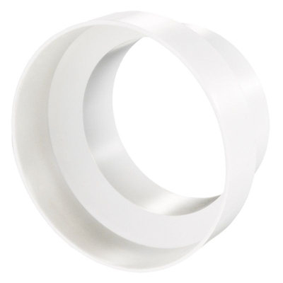 Round Ducting Reducer 150mm to 100mm for Extractor Fans Tumble Dryer ...