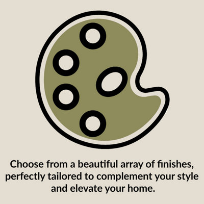 Round Easy Clean Single Function Shower Handset - Chrome