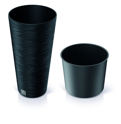 Round FURU Style Look Planter Tall Flower Plant Pot Indoor Outdoor ...