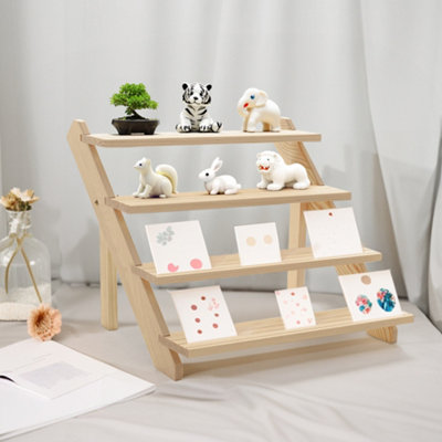 Round Grid Wall Hanging Storage and Display Floating Shelf