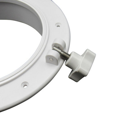 Round Marine Ship Porthole Window in White (215MM x 160MM Boat ...