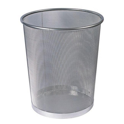 ROUND MESH WASTE BIN ONE COLOUR (ONE SIZE)