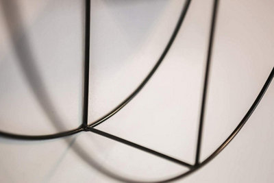 Round Metal Hanging Wall Shelf
