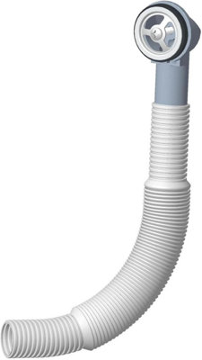 Round Overflow Pipe Kit , Adjustable 200,600mm Sink Overflow Tube ...