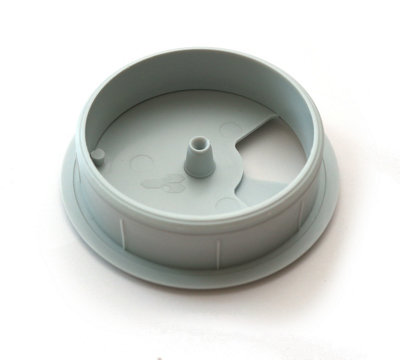 ROUND PLASTIC GROMMET FOR DESK 80MM GREY