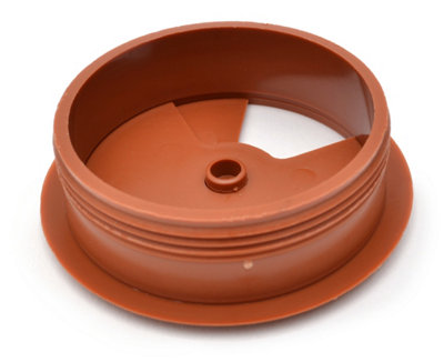 Round Plastic Grommet For Desk Table Cable Tidy Wire Cover 60 mm Pear