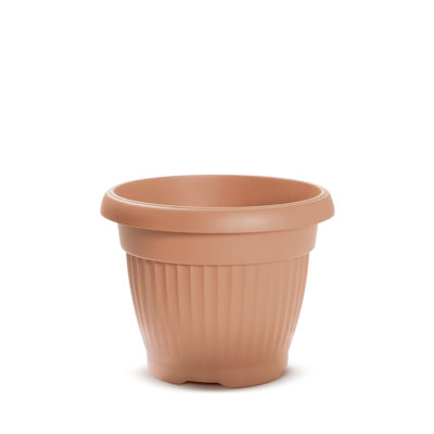 ROUND PLASTIC PLANT POTS VENETIAN FLOWER POT GARDEN PLANTS HERBS ...