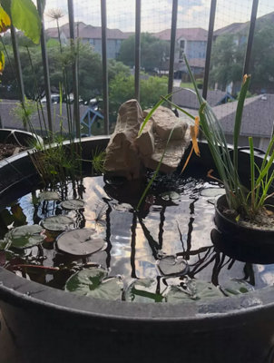 Round Sump Bucket Pond Pebble Pool Polypropylene Tub Garden Water ...