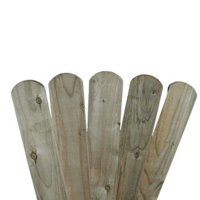 Round Top Picket Fencing Pales 10PK
