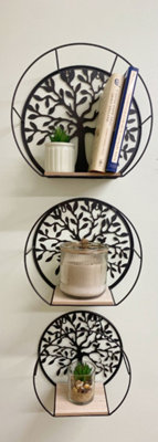 Round Tree Of Life Shelves