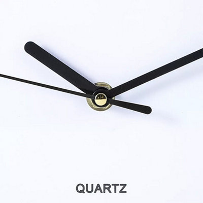 Round Wall Clock Simple Bedroom Kitchen Clocks Quartz Basic Display ...