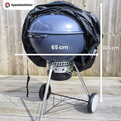 ROUND WATERPROOF BBQ KETTLE COVER HEAVY DUTY GRILL PROTECTION ...
