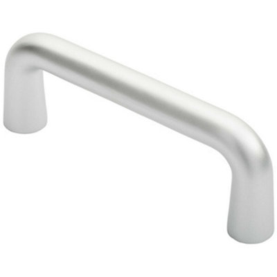 Rounded D Shaped Bar Handle 150mm x 22mm Diameter Satin Anodised ...
