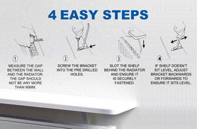 Rounded Radiator Shelf Light Oak Laminated, 60x15x1.8cm