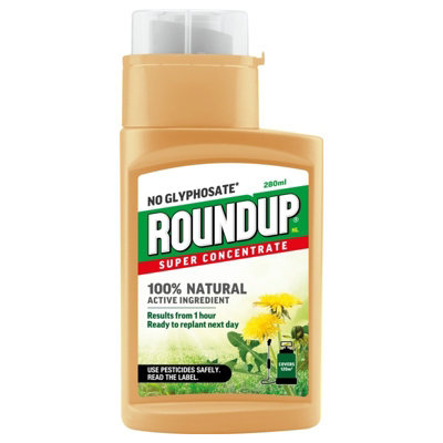 Roundup Natural Weed Control Concentrate 280ml | DIY at B&Q