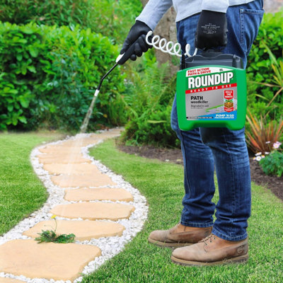 Roundup Path & Drive Ready to Use Weedkiller Pump N Go 5L Large ...