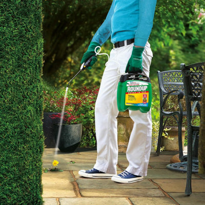 Roundup Total Ready to Use Weed Killer Pump N Go 5L Fast-Acting ...