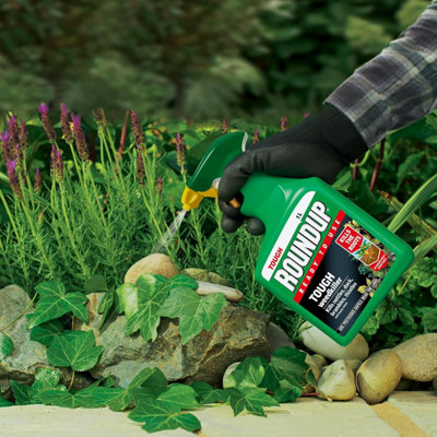 Roundup Tough Ready to Use Weedkiller 1L Deep Root Weed Killer Spray ...